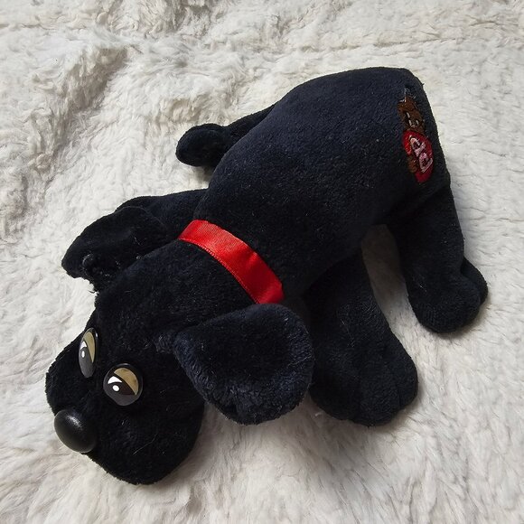 Tonka | Toys | Vintage 986 Tonka Pound Puppies Black Dog Plush Stuffed ...